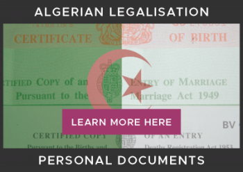 Algeria Embassy Legalisation in London